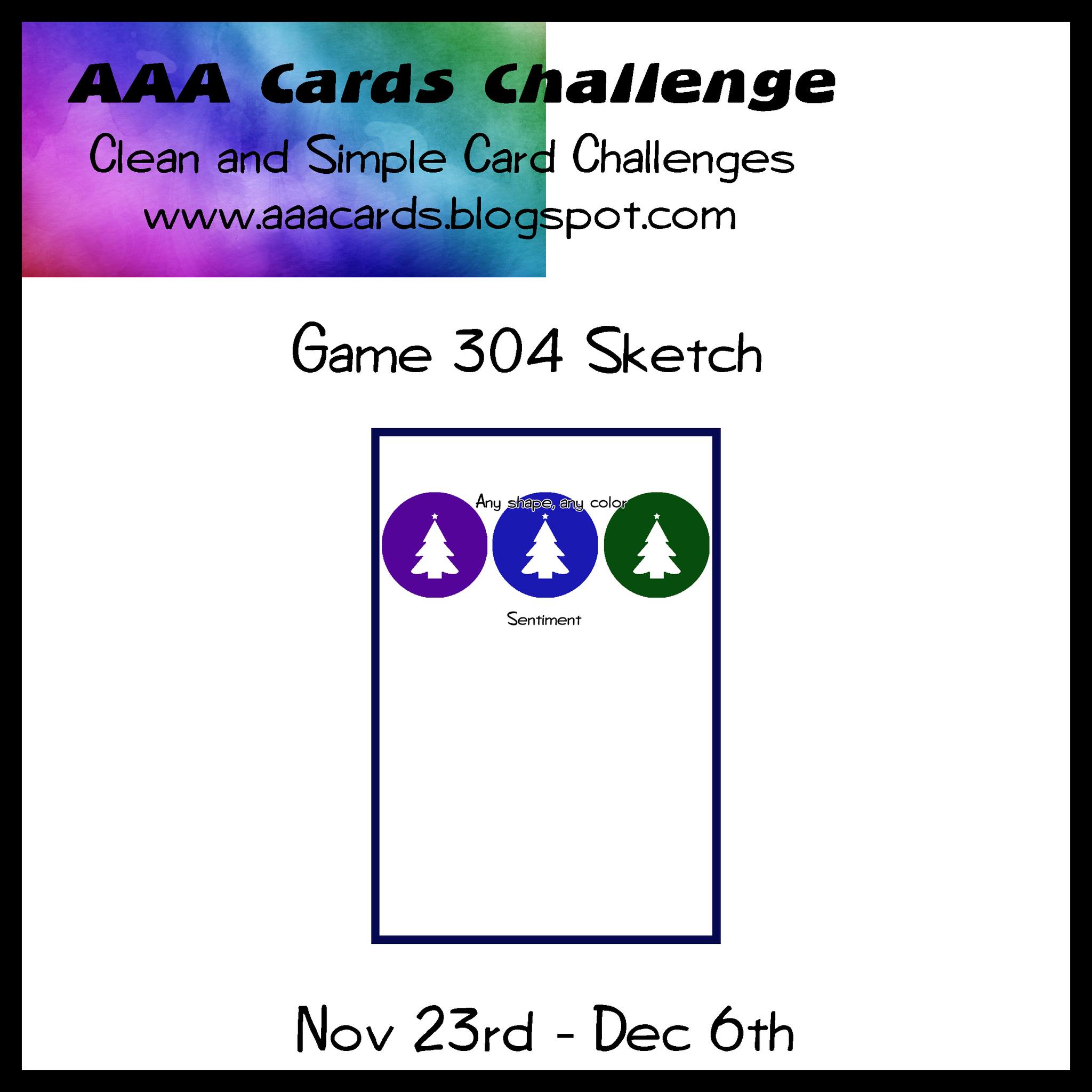 AAA Cards #304 – Sketch – Tinstar Designs
