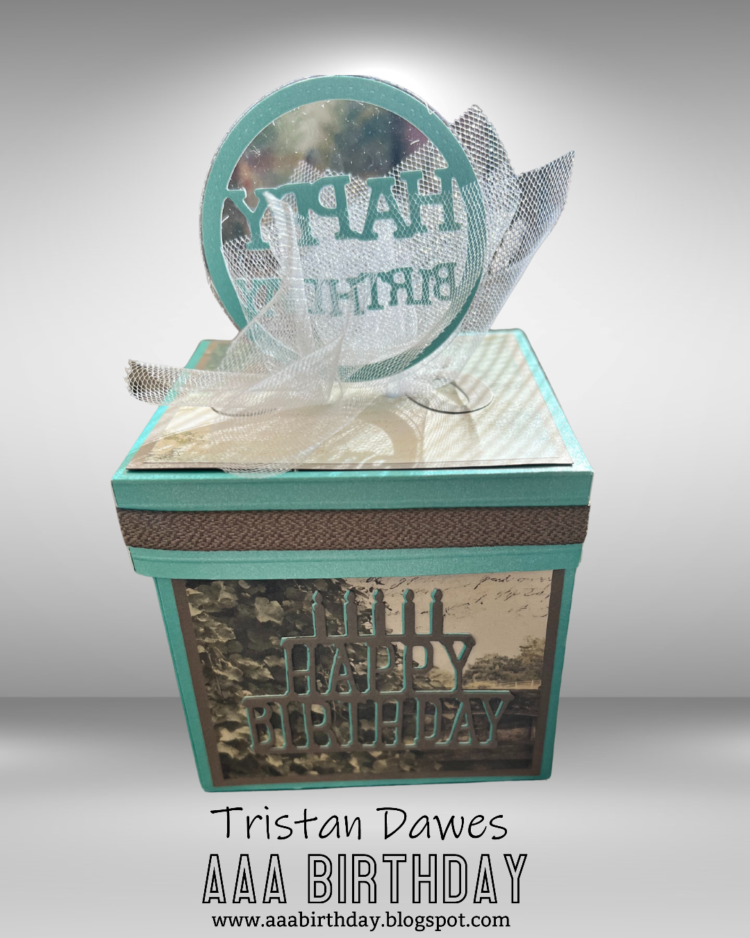 AAA Birthday #80 – Box Card – Tinstar Designs